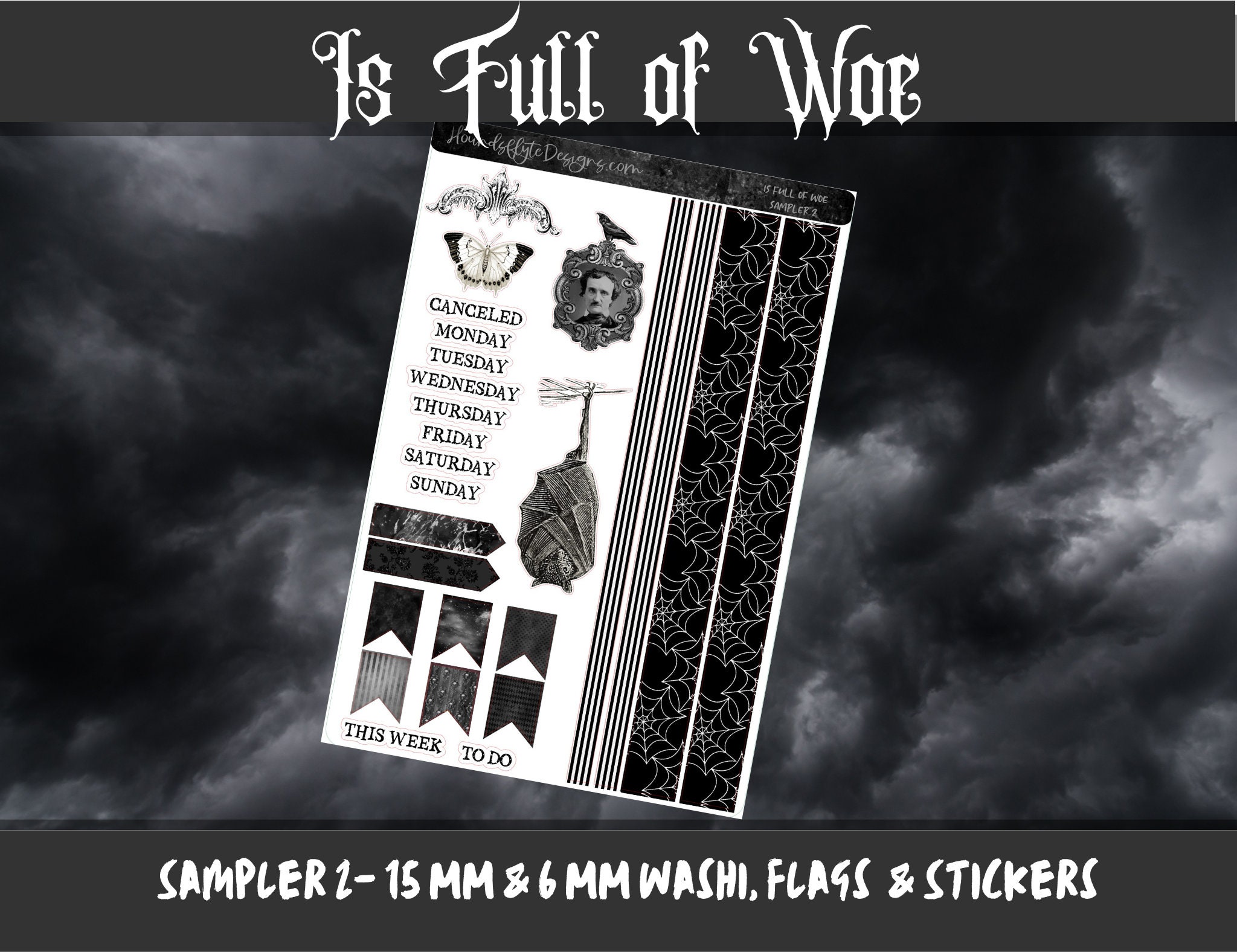 Planner Stickers - is Full of Woe - Etsy