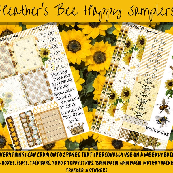 Printable Bee Planner Stickers - Etsy