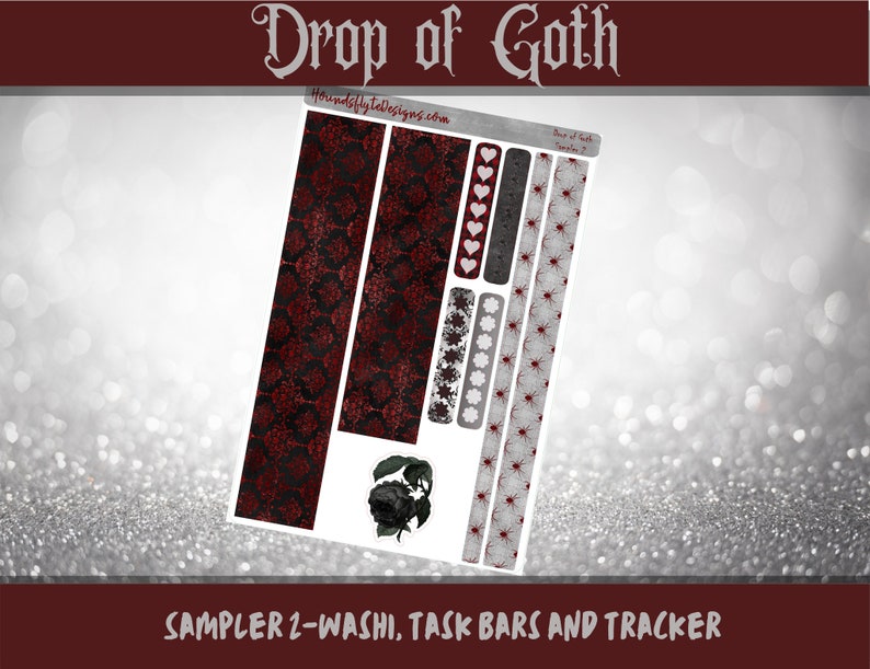 Planner Stickers - Drop of Goth - Etsy