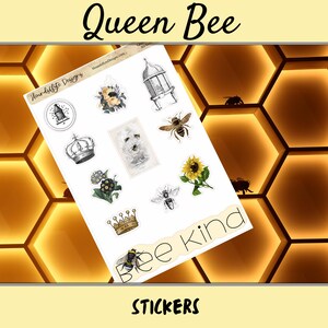Planner Stickers - Queen Bee - Etsy
