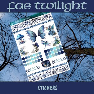 Planner Stickers - Fae Twilight - Etsy