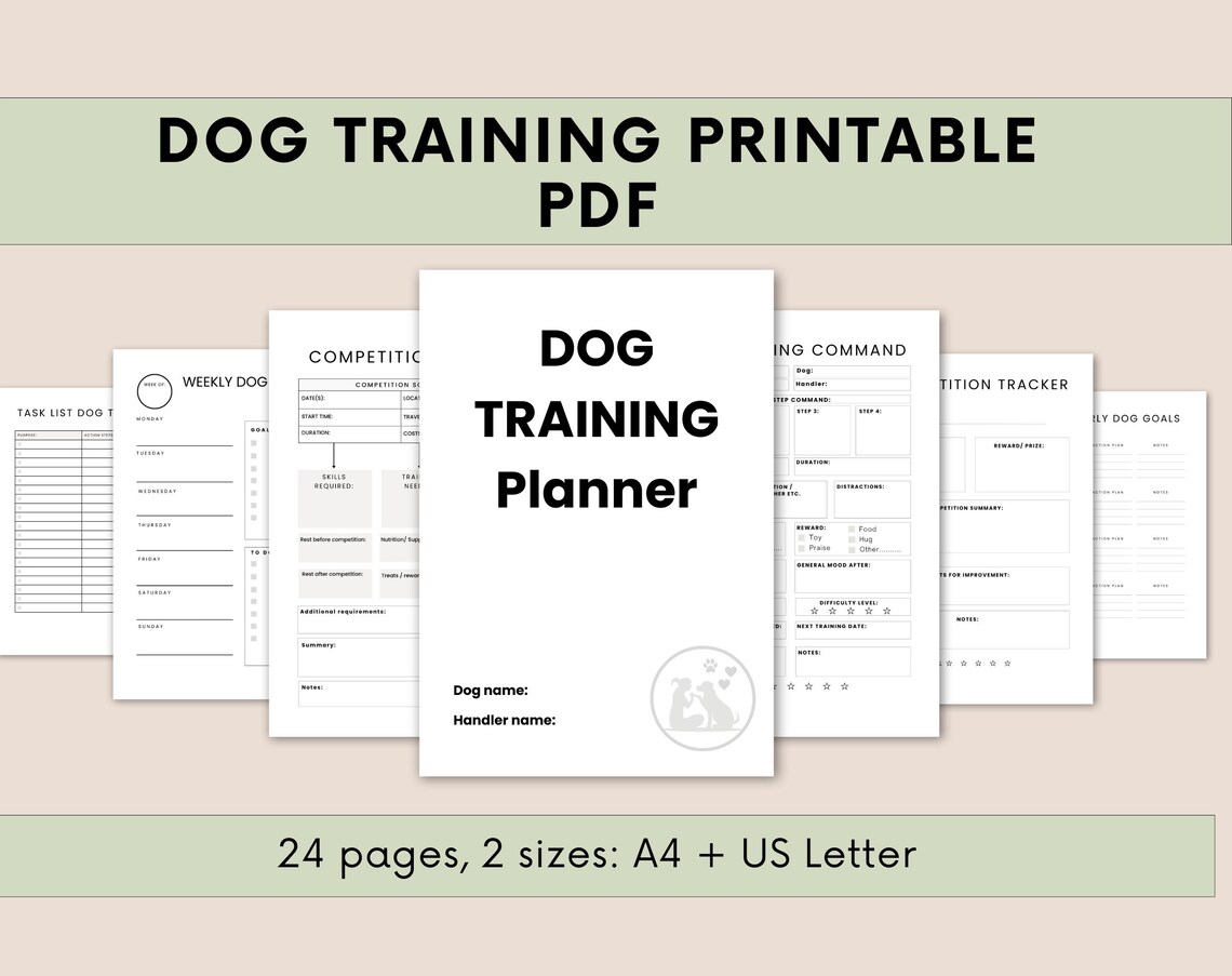 Dog Training, Dog Training Log, Service Dog Training, Dogtraining, Dog ...