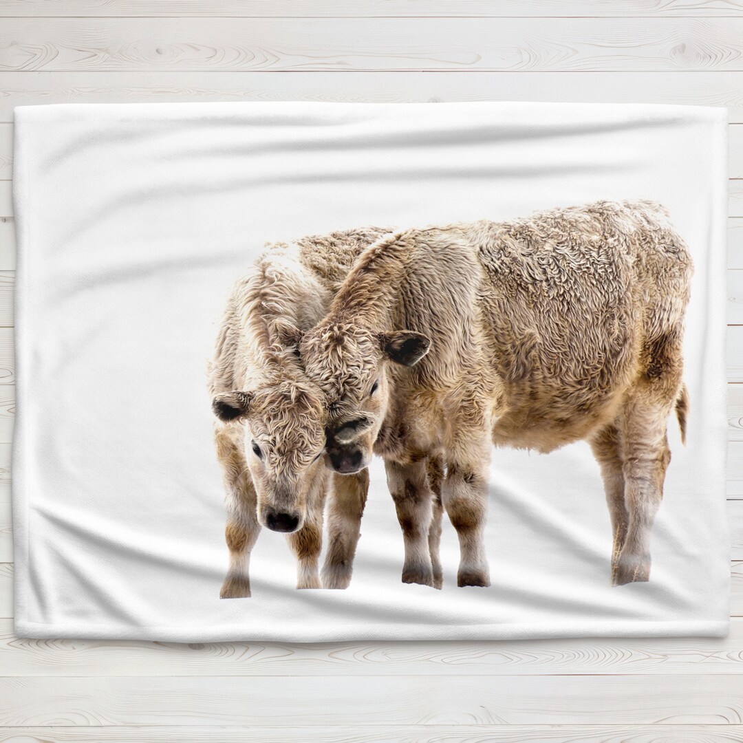 Farm Animal Plush Fleece Throw Blanket Cow Throw Blanket Cow - Etsy