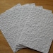 6 Snowflake Embossed Card Fronts Toppers A2 Size Card Stock White - Etsy