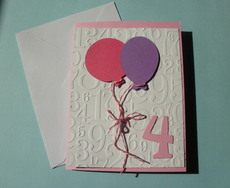 6 Numbers Embossed Card Fronts Toppers A2 Size | Etsy