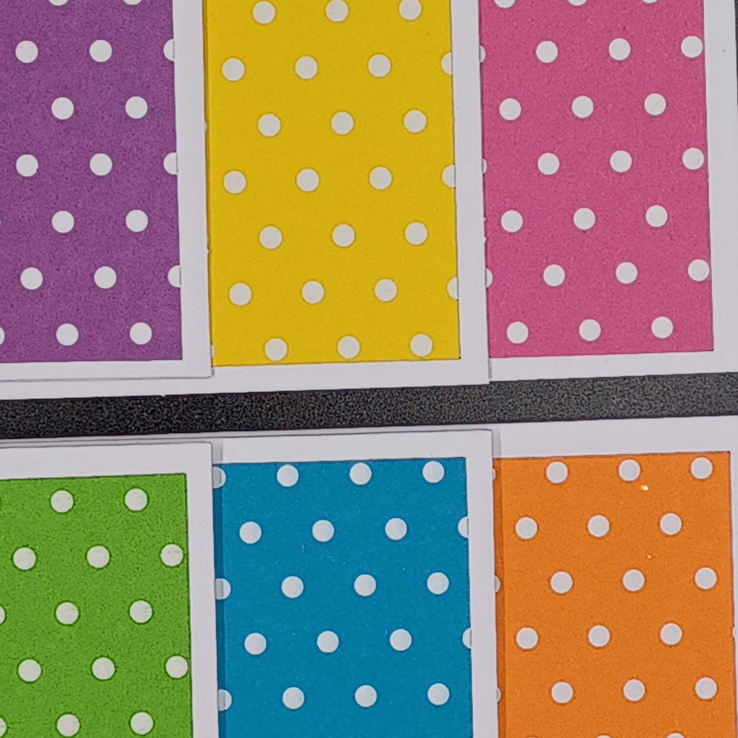 Set of 6 Polka Dot Blank Note Cards Greeting Cards Handmade Homemade - Etsy