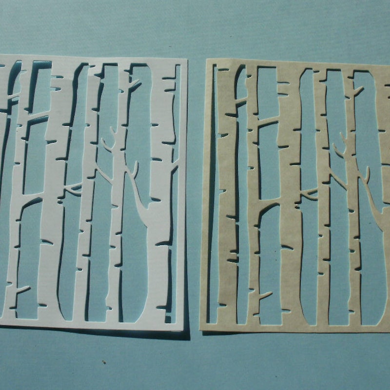 Tree Die Cuts - Etsy