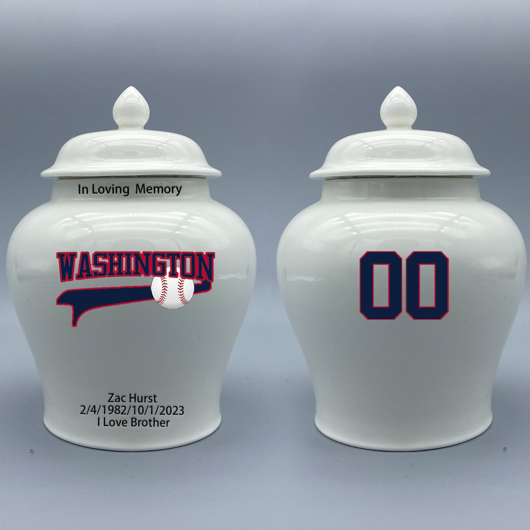 Medium Urn Baseball Team Thematic for Custom Any Name and Number Custom ...