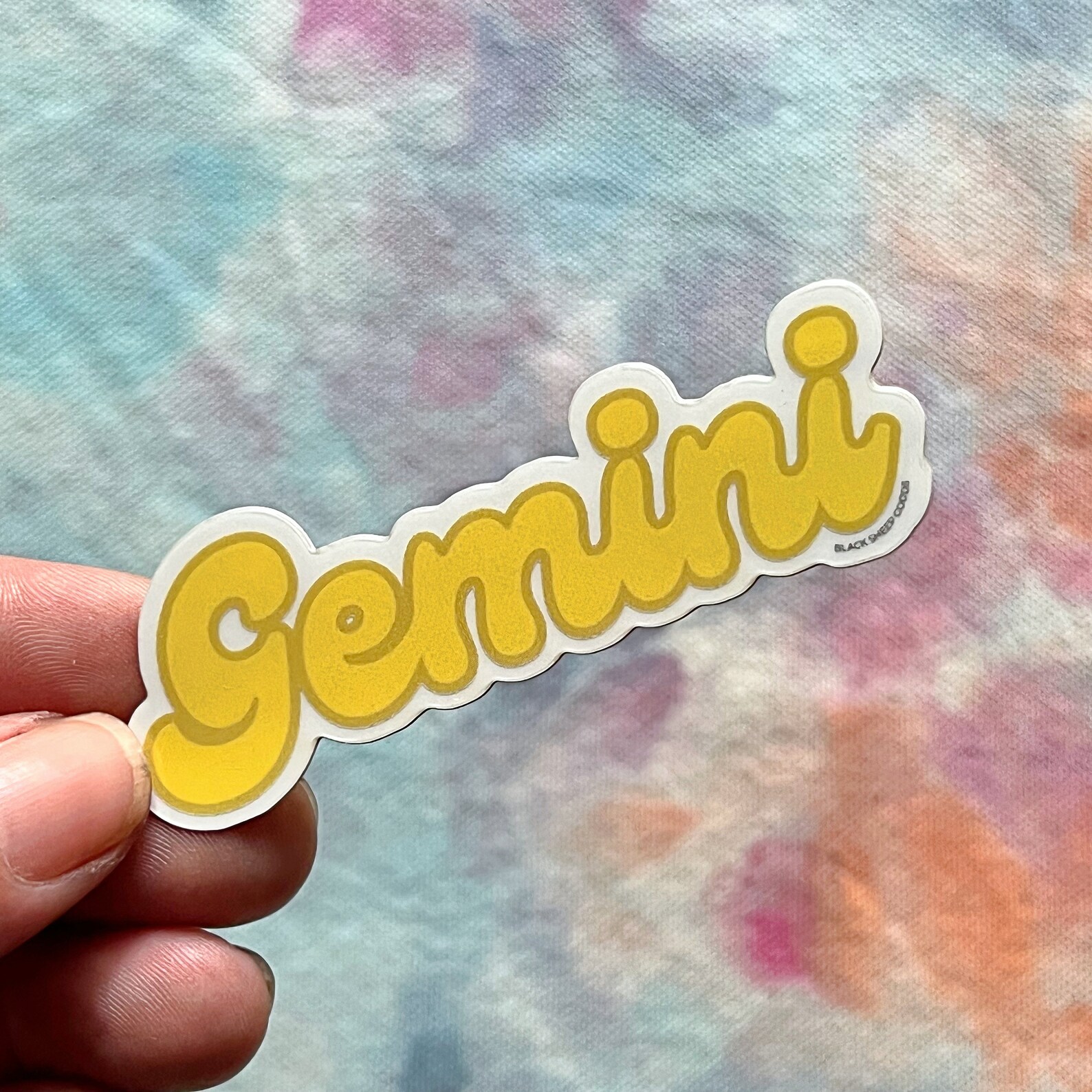 Glow-in-the-dark Zodiac Sign Vinyl Sticker - Retro/astrology/aries ...