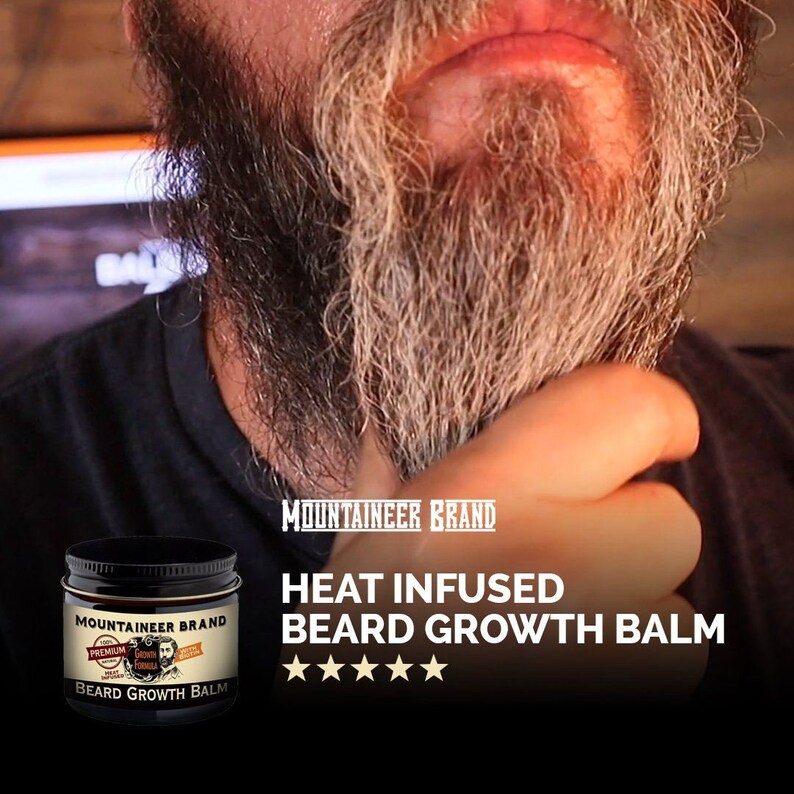 Beard Growth heat Infused Beard Growth Balm With Biotin - Etsy