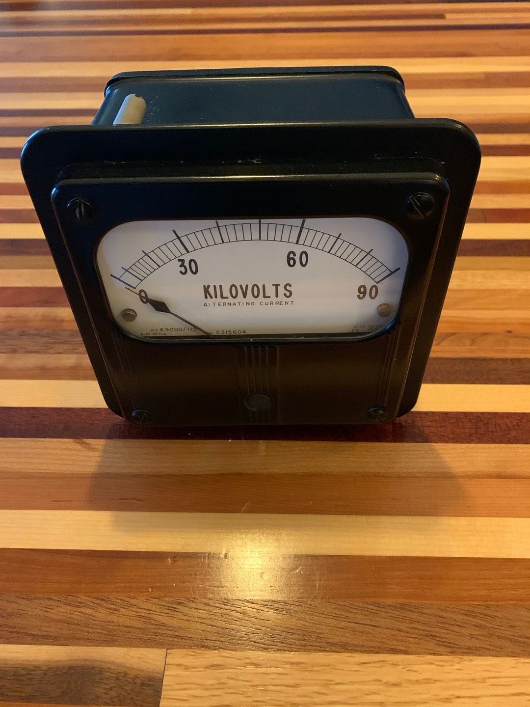 Vintage Substation Panel Kilovolt Meter Steampunk Cool - Etsy