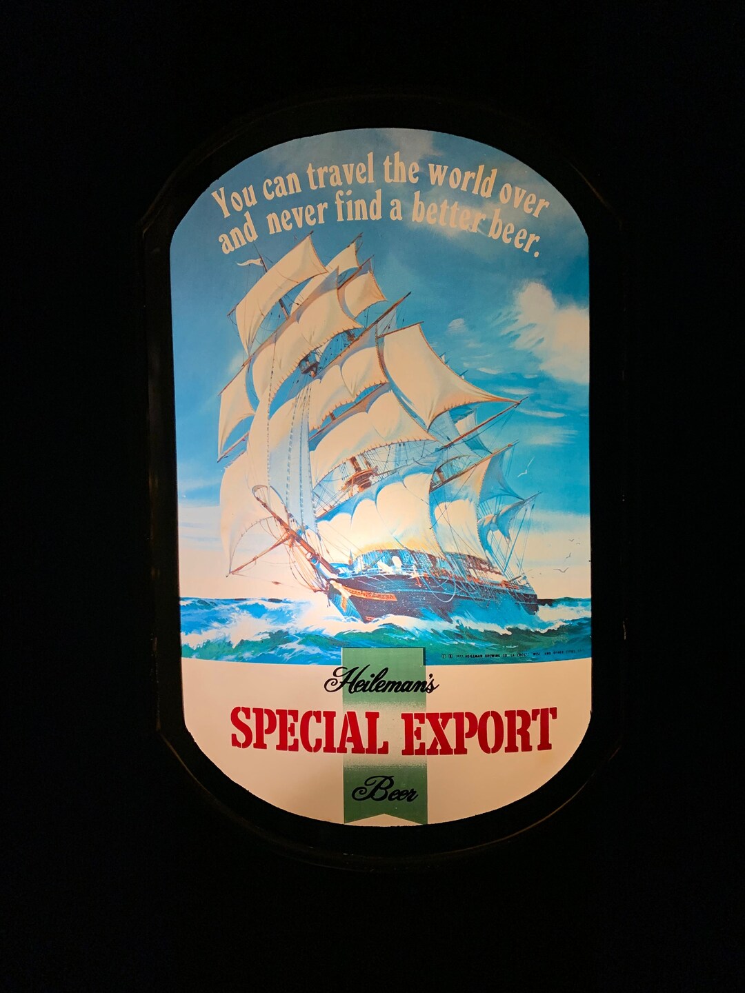 2110 Vintage 1977 Heileman's SPECIAL EXPORT Lighted Beer Sign Has New ...