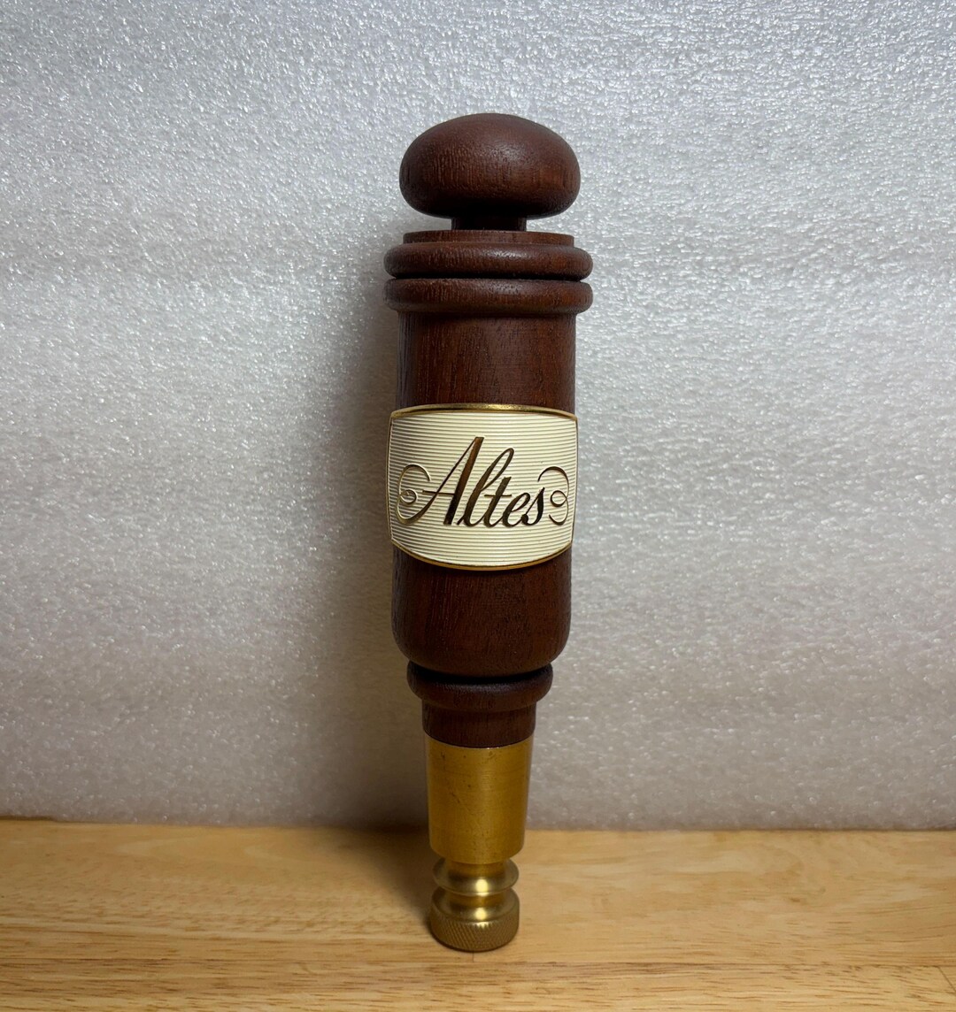 1616 - Rare Vintage Original ALTES Wood Beer Tap Handle - Excellent! - Etsy
