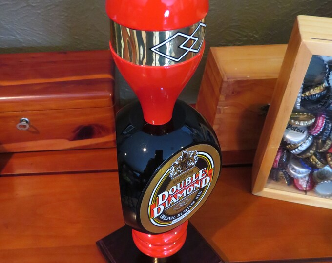 1452A - Very Nice Original BURTON DOUBLE DIAMOND Ale Tap Handle - Sharp ...