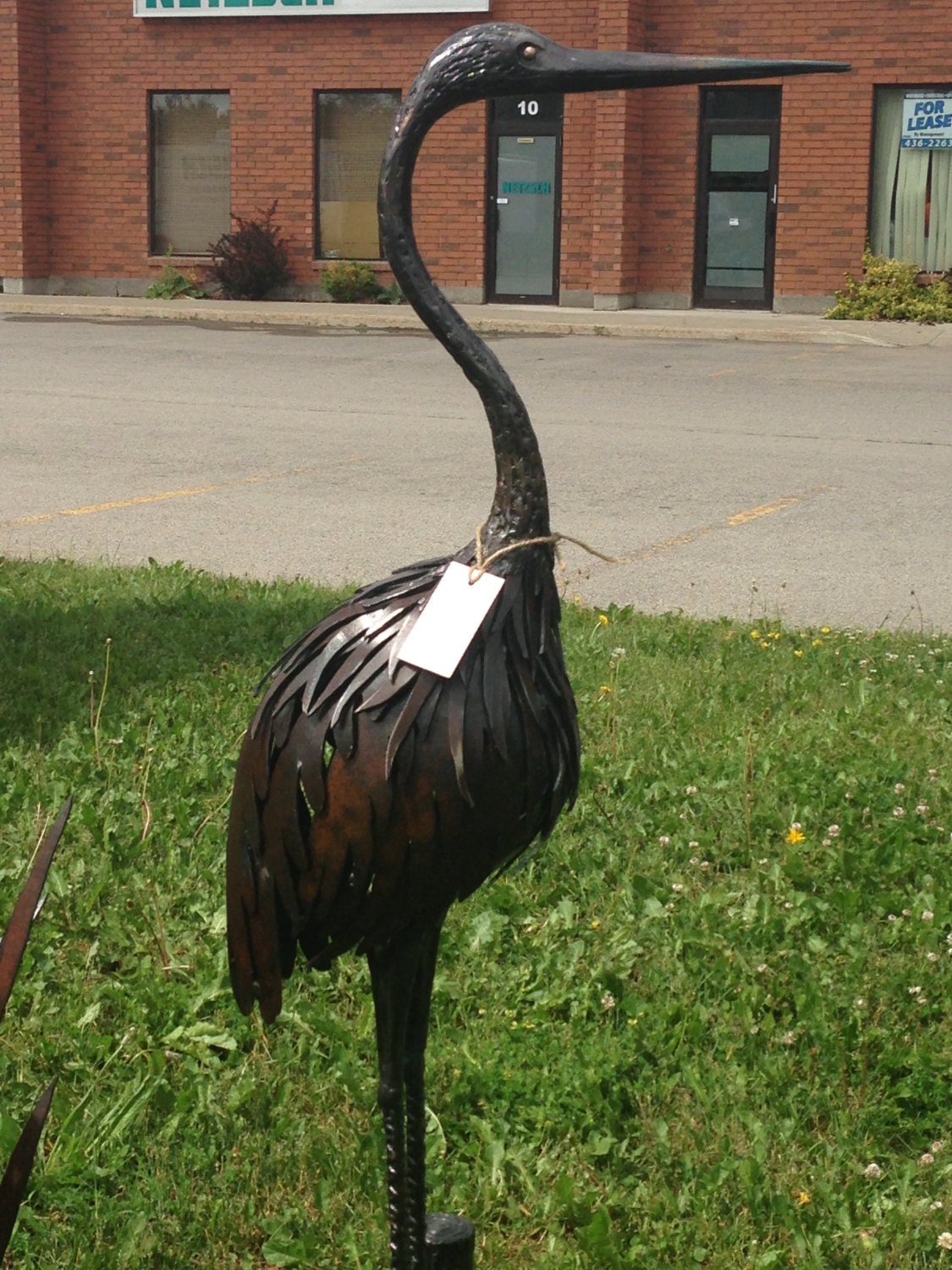 Great Blue Heron Metal Sculpture | Etsy