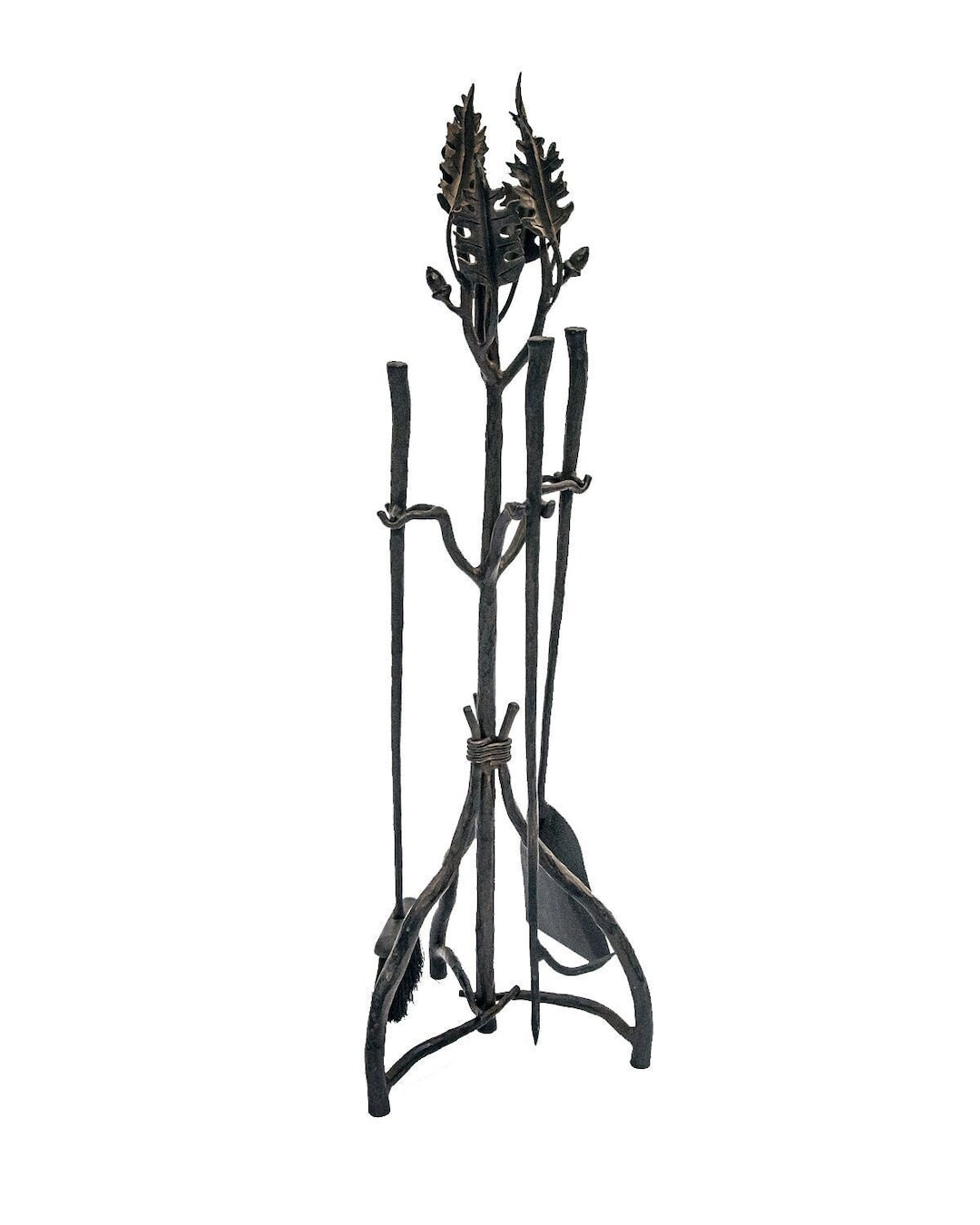Artisan Fireplace Tool Set, Oak Leaves and Acorns Collection - Etsy