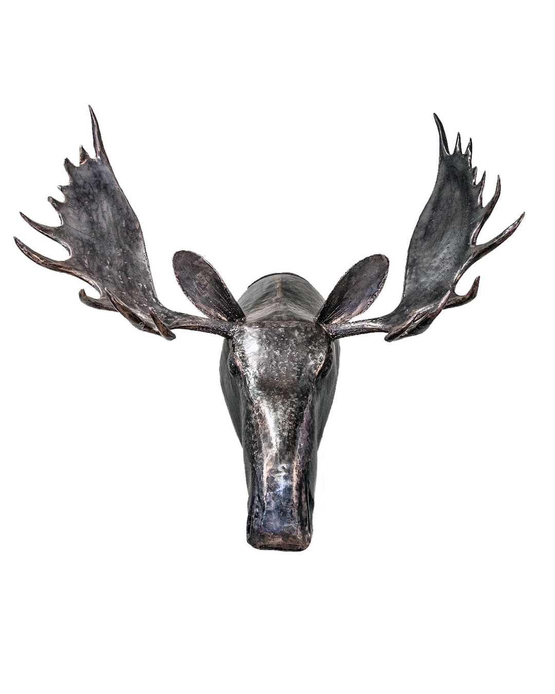 Moose Head Metal Sculpture - Etsy