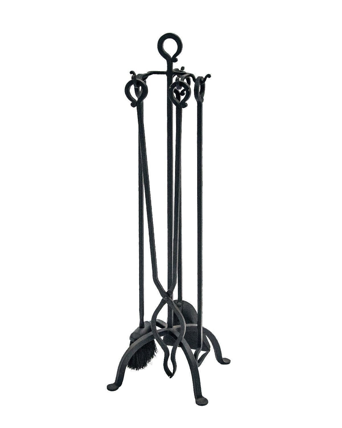 Minimalist Fireplace Tool Set W Stand, Lifetime Guarantee - Etsy