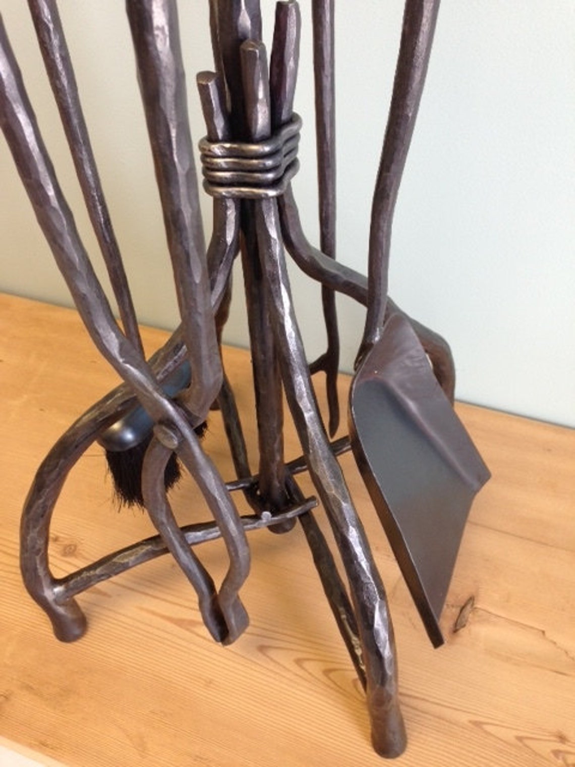 Artisan Fireplace Tool Set Twig Collection - Etsy