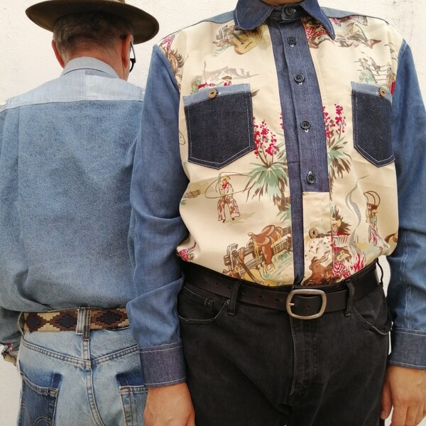 Western Button Up - Etsy