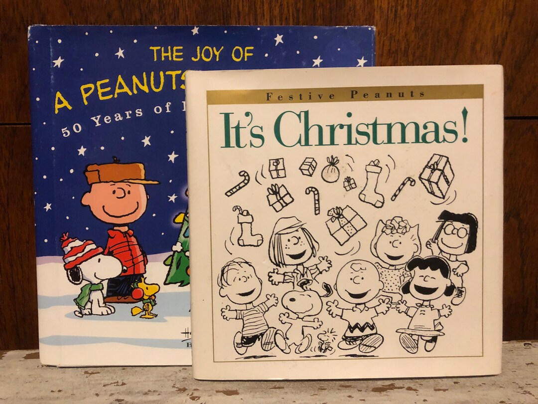 Two Charlie Brown Peanuts Christmas Books the Joy of A Peanuts ...