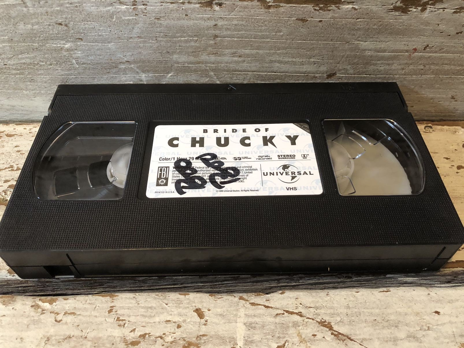 Bride of Chucky VHS Movie/tape - Etsy