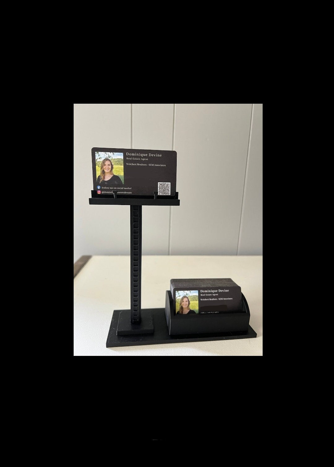 Mini Billboard Business Card Display Holder - Etsy