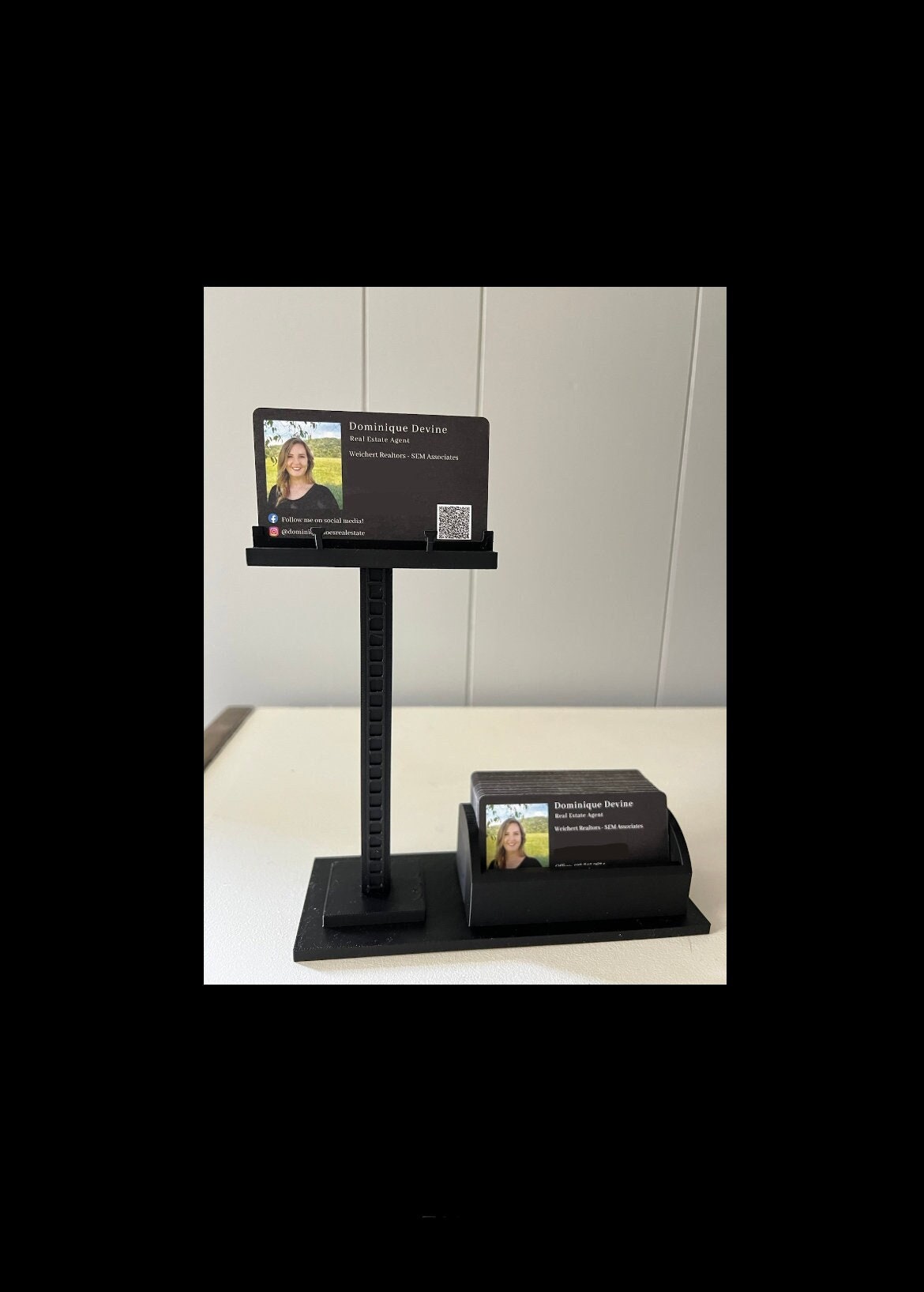 Mini Billboard Business Card Display Holder - Etsy