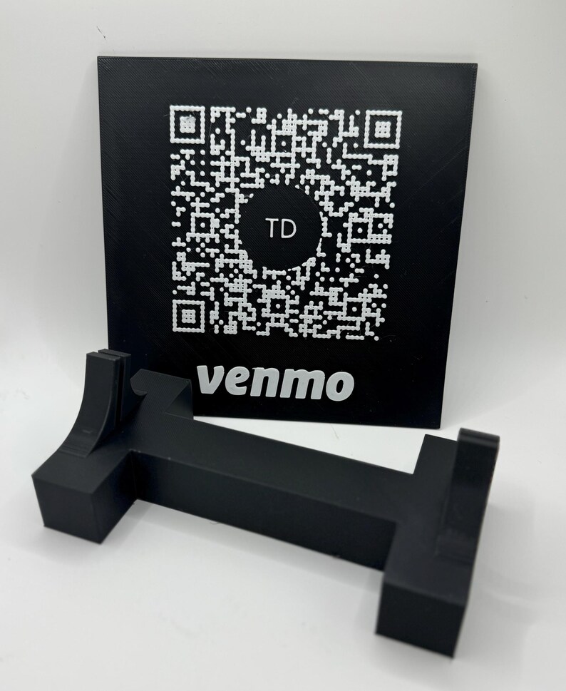 Customizable Venmo QR Code W/ Stand - Etsy