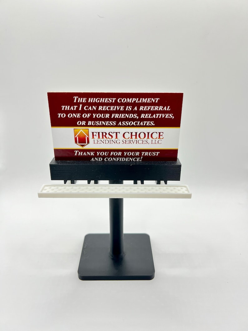 Mini Billboard Business Card Display Version 2.0 - Etsy