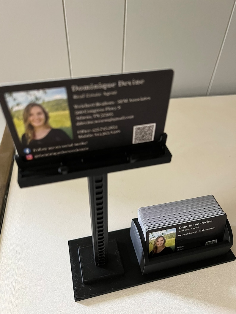Mini Billboard Business Card Display Holder - Etsy