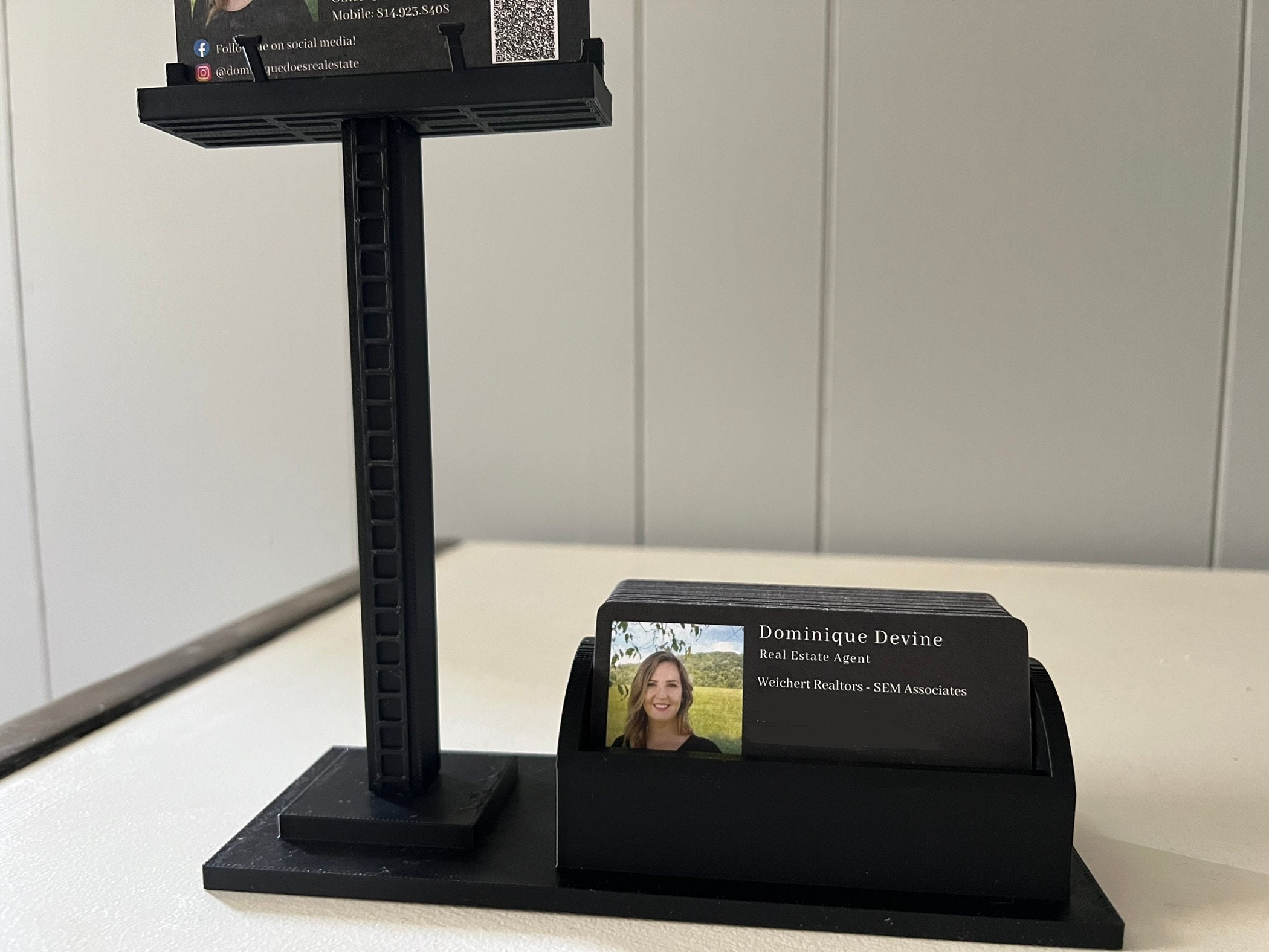 Mini Billboard Business Card Display Holder - Etsy