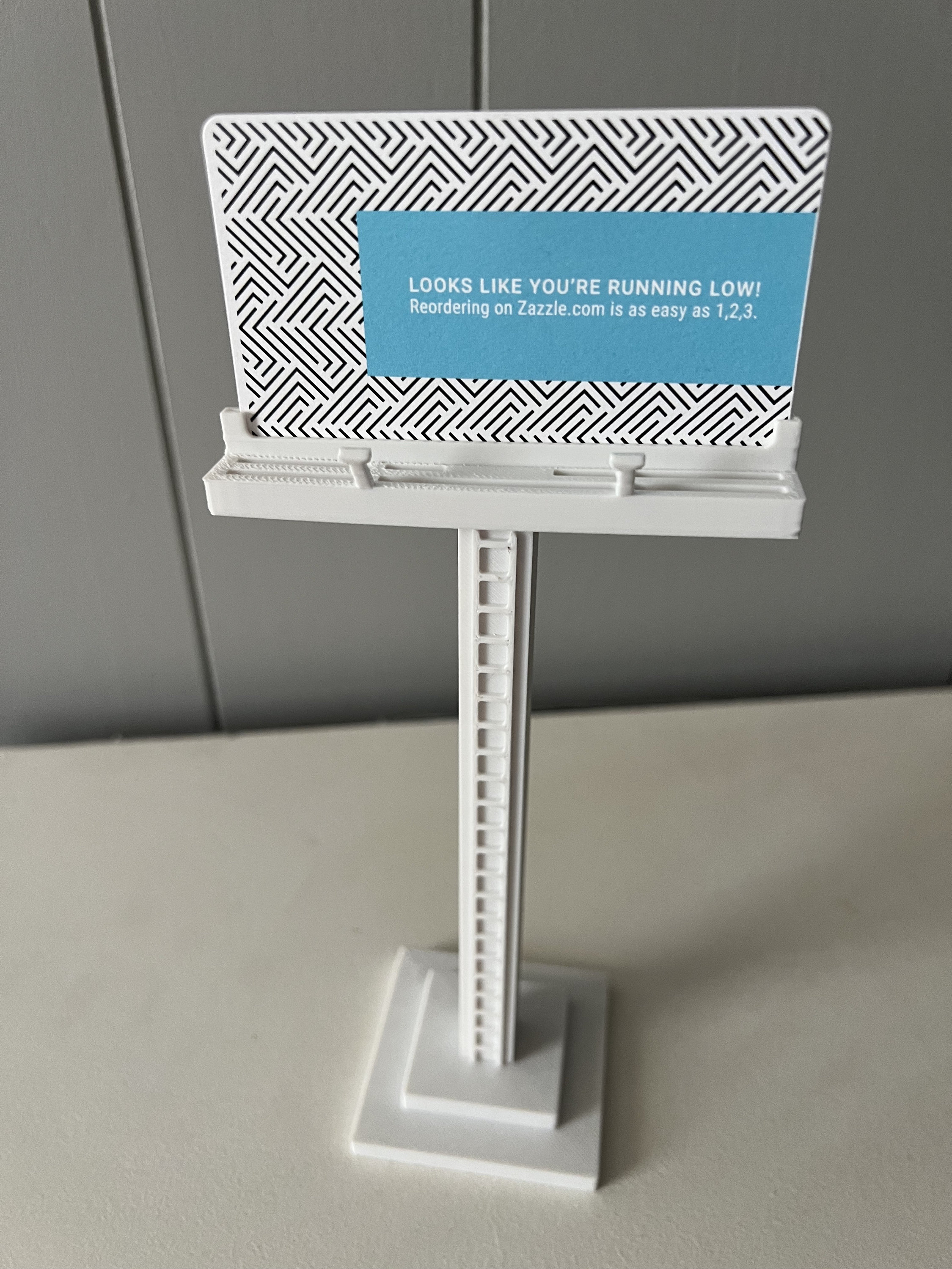 Mini Billboard Business Card Display - Etsy