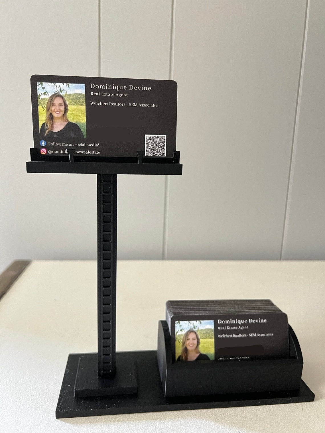 Mini Billboard Business Card Display Holder - Etsy