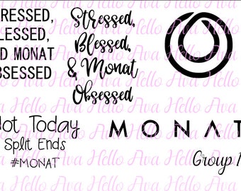 Monat SVG Files Bundle of 5 Group 3 | Etsy