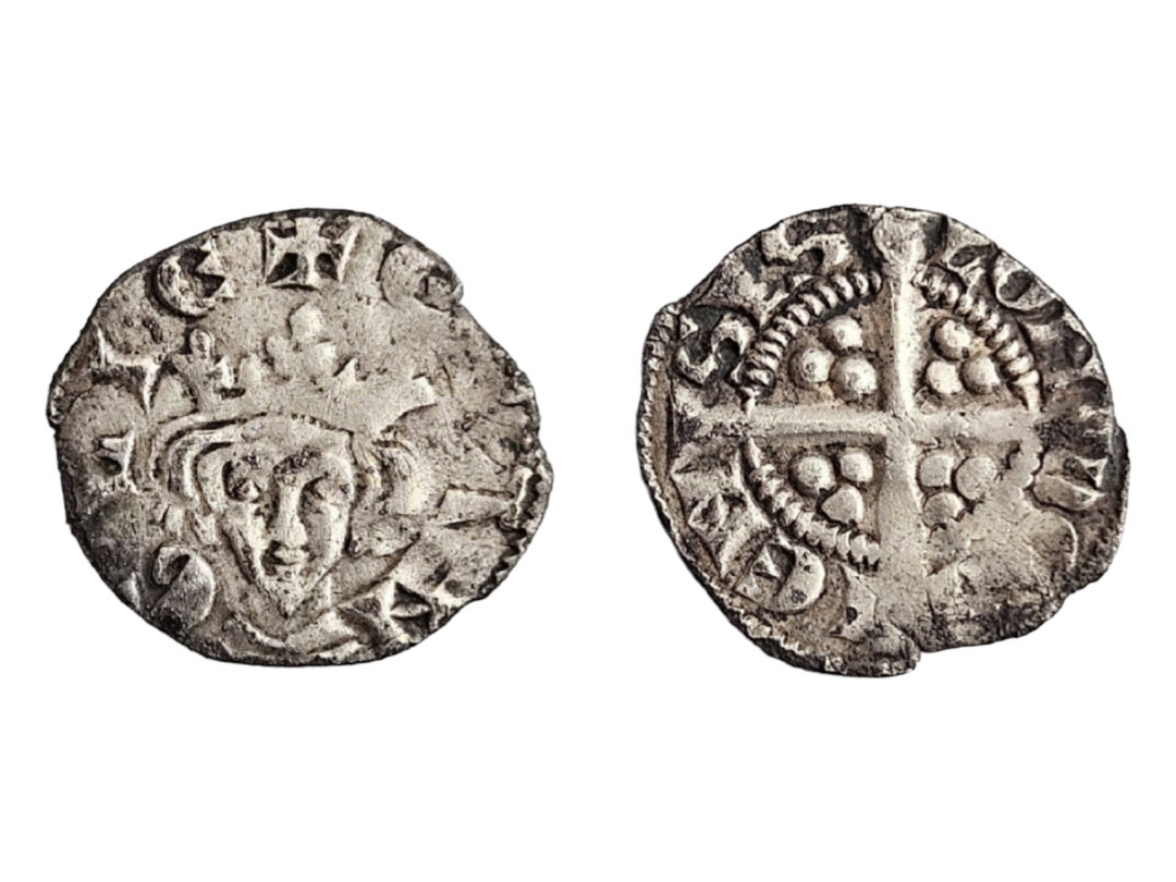 King Edward I Medieval Silver Hammered Farthing Circa 1279-1307 AD ...