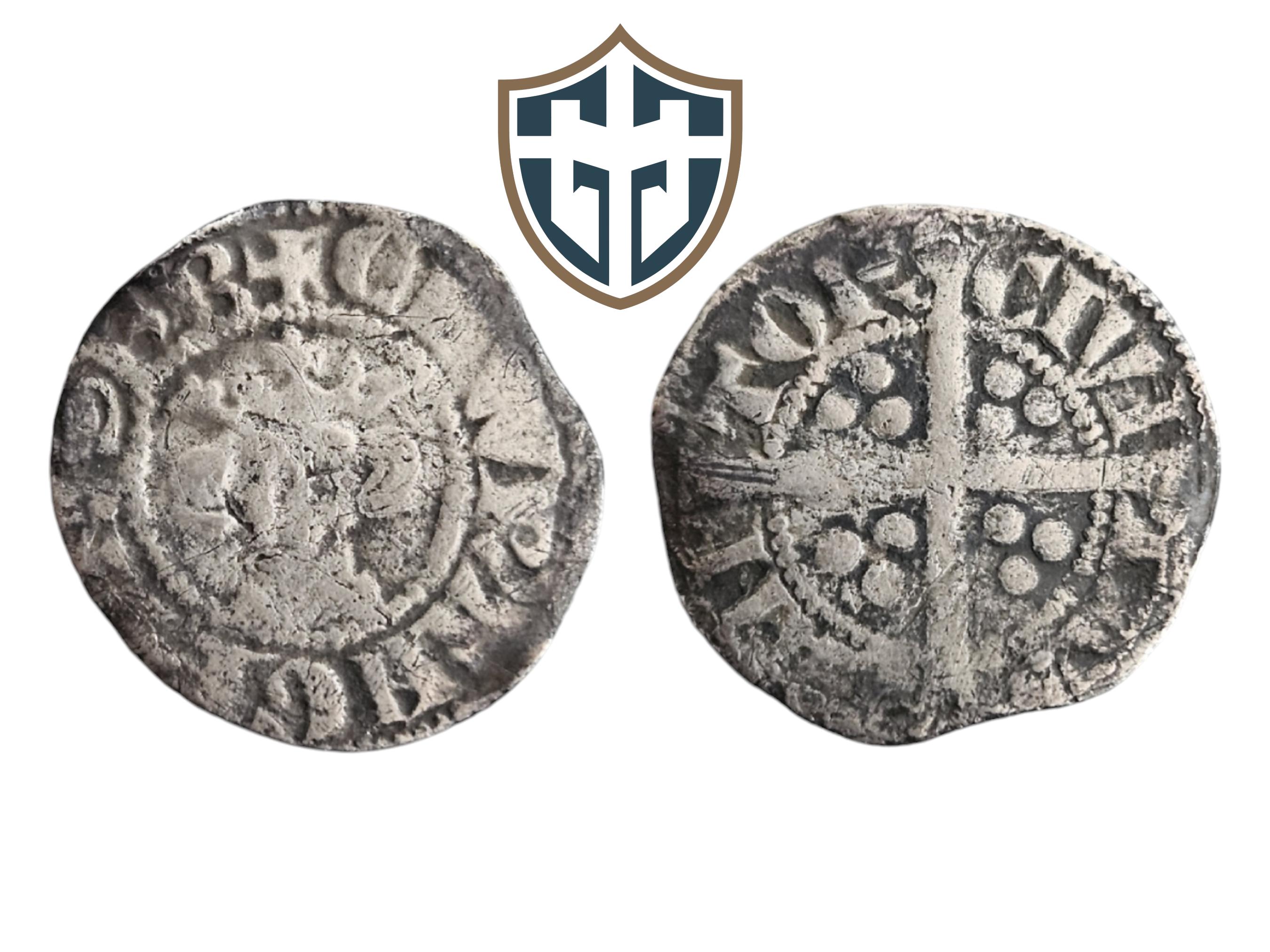 King Edward I Medieval Silver Hammered Penny Coin Circa 1279-1307 AD, Canterbury Mint, Metal ...