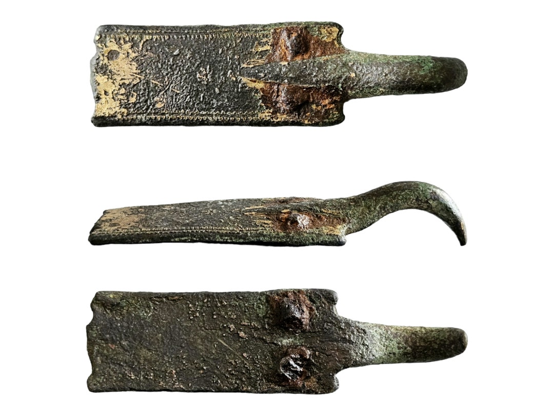 Bronze-gilt Medieval Hooked Mount Circa 13th-14th Century AD, Metal ...