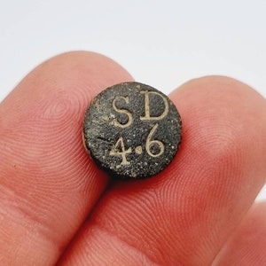 Copper Alloy Post Medieval Coin Weight for a Portuguese Gold - Etsy