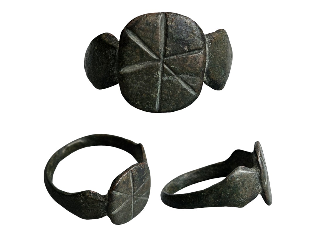 Copper Alloy European Medieval Finger Ring Circa 13th-15th Century AD ...