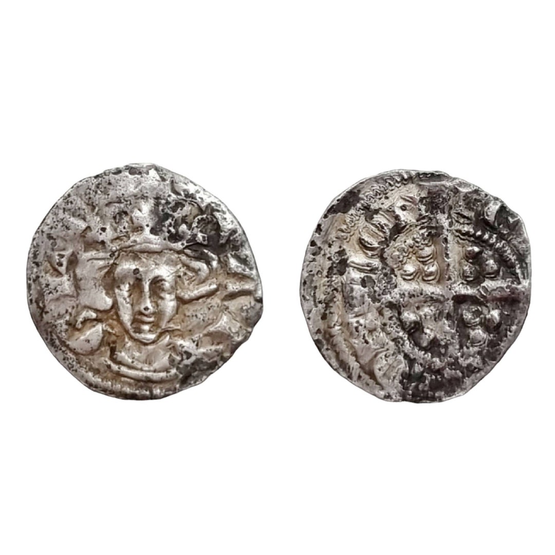 King Edward I Medieval Silver Hammered Farthing Coin Circa 1279-1307 AD, London Mint, Metal ...