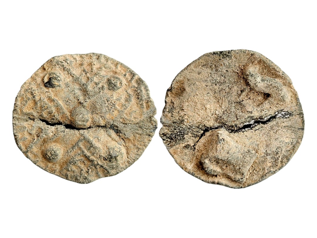 Lead Anglo-saxon Disc Brooch With Cross Motif Circa 10th Century AD ...