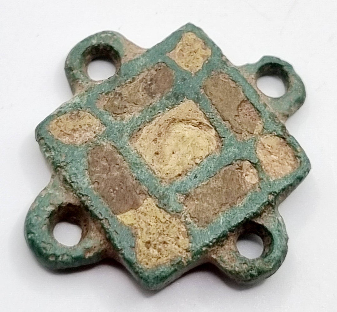 Bronze Roman Enamelled Geometric Mount Circa 1st-2nd Century AD, Metal ...