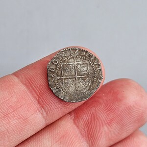 Queen Elizabeth I Silver Hammered Halfgroat Coin Circa 1590-1592 AD ...