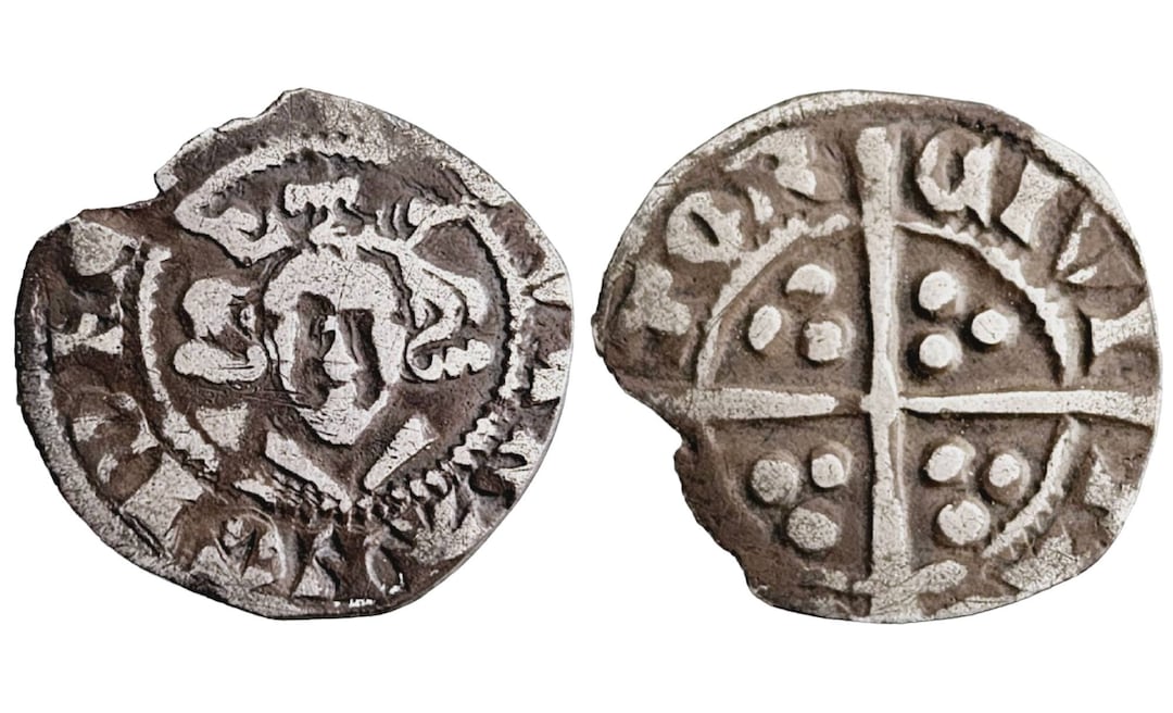 King Edward I Medieval Silver Hammered Penny Coin Coin Circa 1279-1307 ...