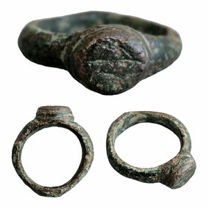 Bronze Ancient Roman Childs Finger Ring Circa 1st-4th Century AD, Metal ...