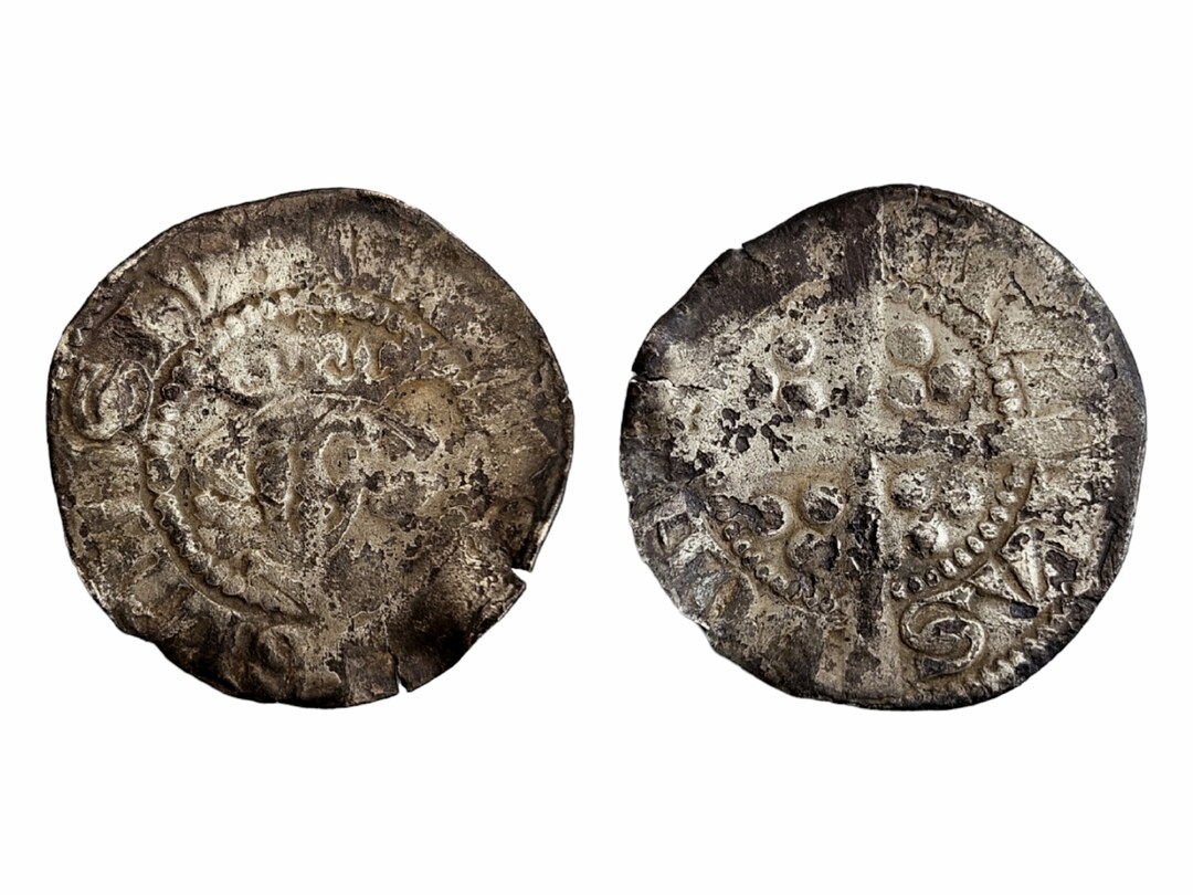 King Edward I Medieval Silver Hammered Penny Coin Circa 1279-1307 AD, Metal Detecting Find ...