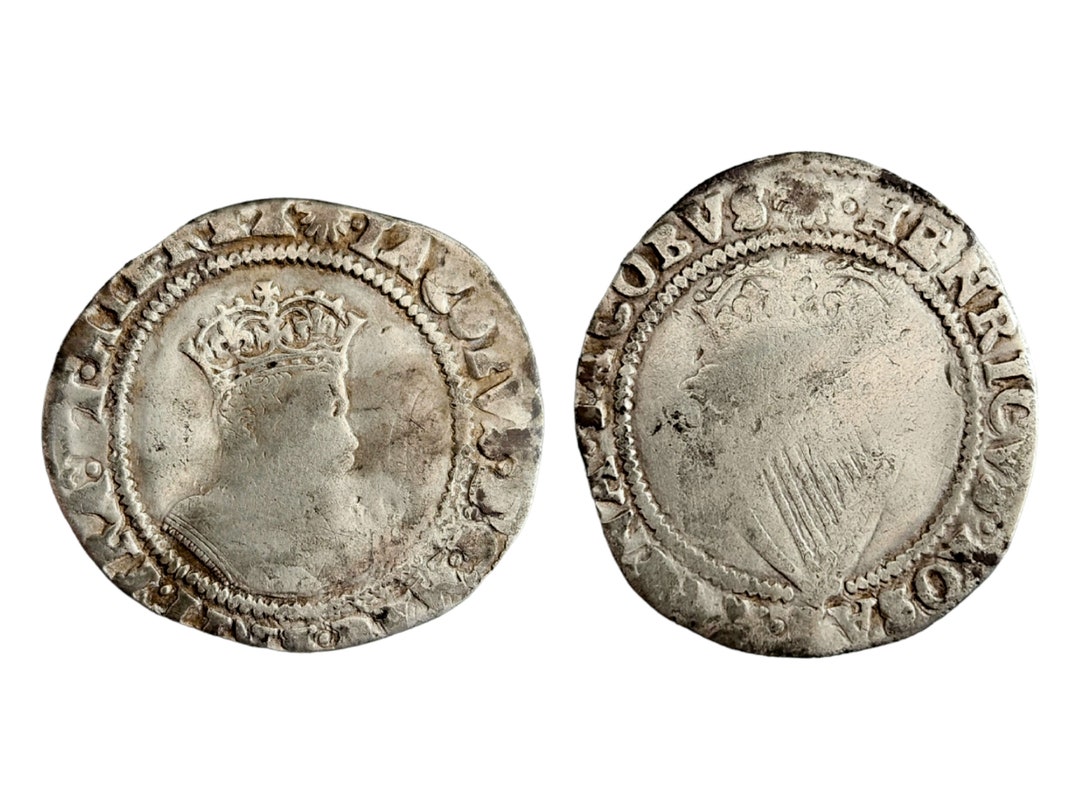 King James I Irish Silver Hammered Shilling Coin Circa - Etsy