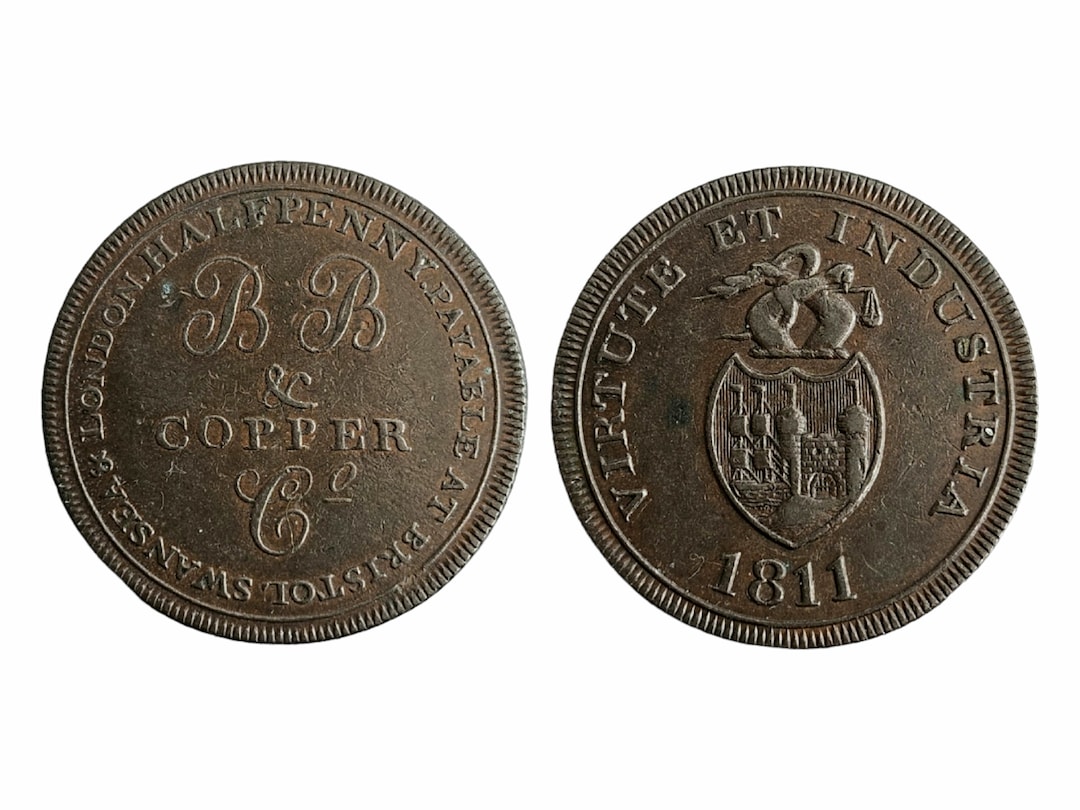 Bristol Brass & Copper Co Halfpenny Condor Token Circa 1811 AD, History ...