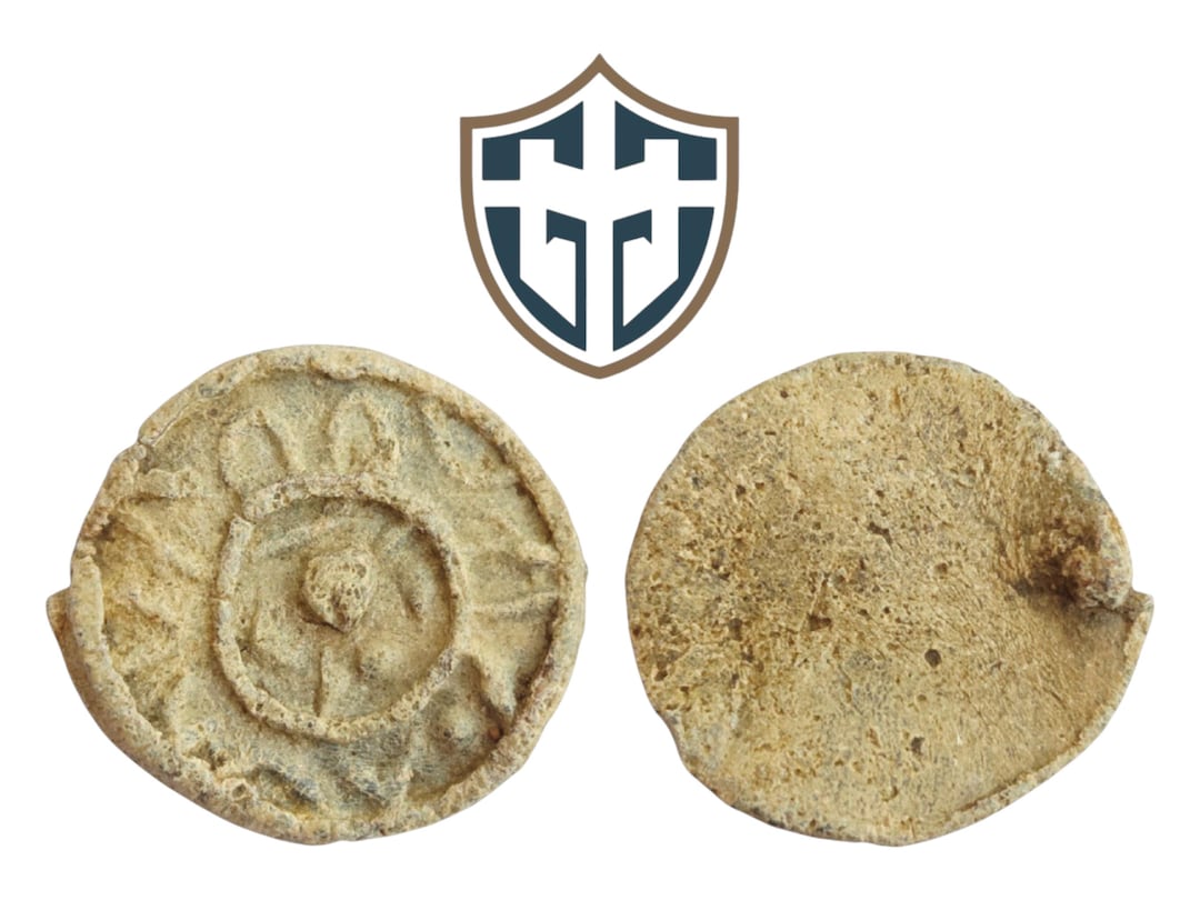 Lead Anglo-saxon Disc Brooch Circa 10th-11th Century AD, Metal ...